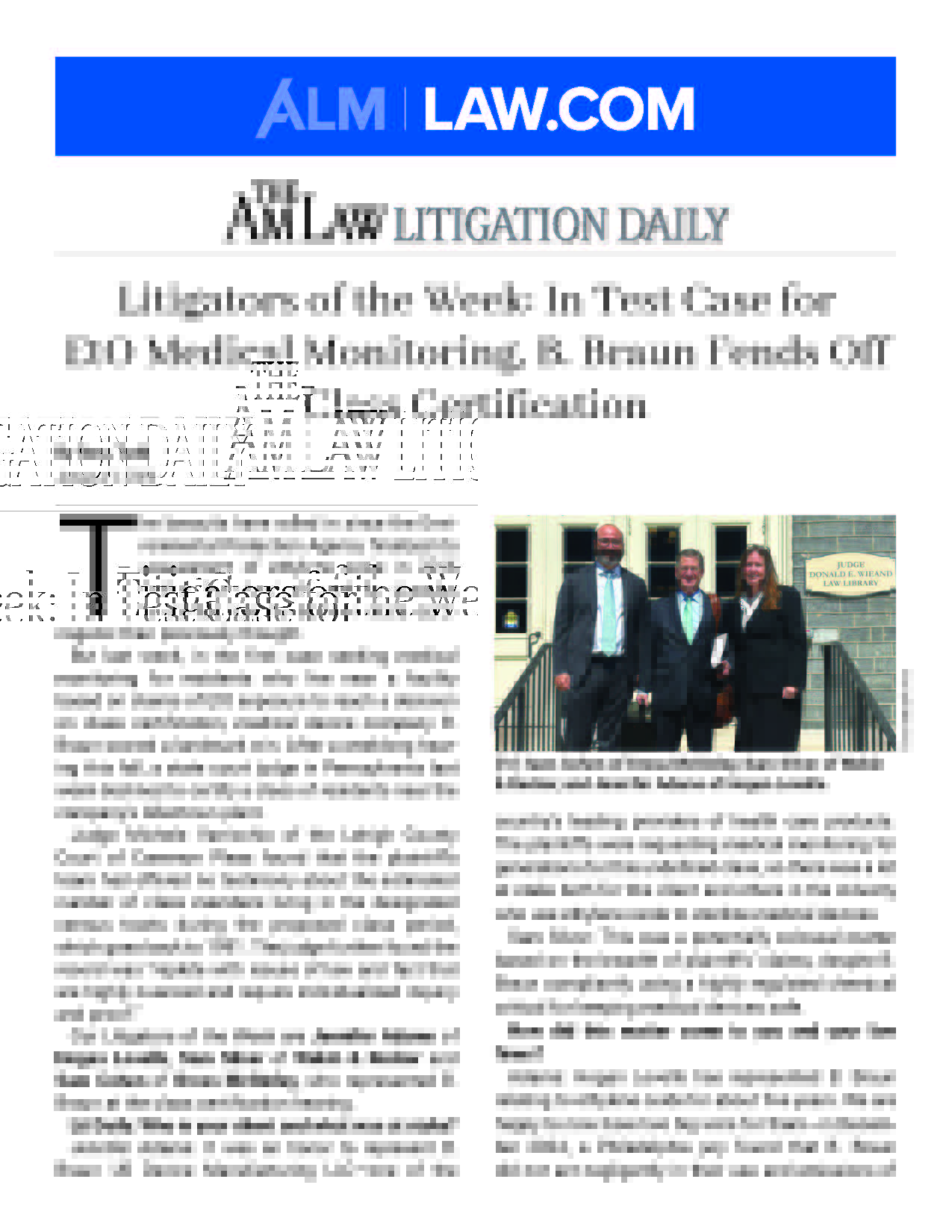 Welsh & Recker Partner Sam Silver named Litigator of the Week by Law ...