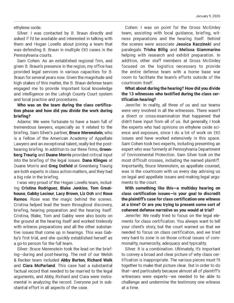 Welsh & Recker Partner Sam Silver named Litigator of the Week by Law ...